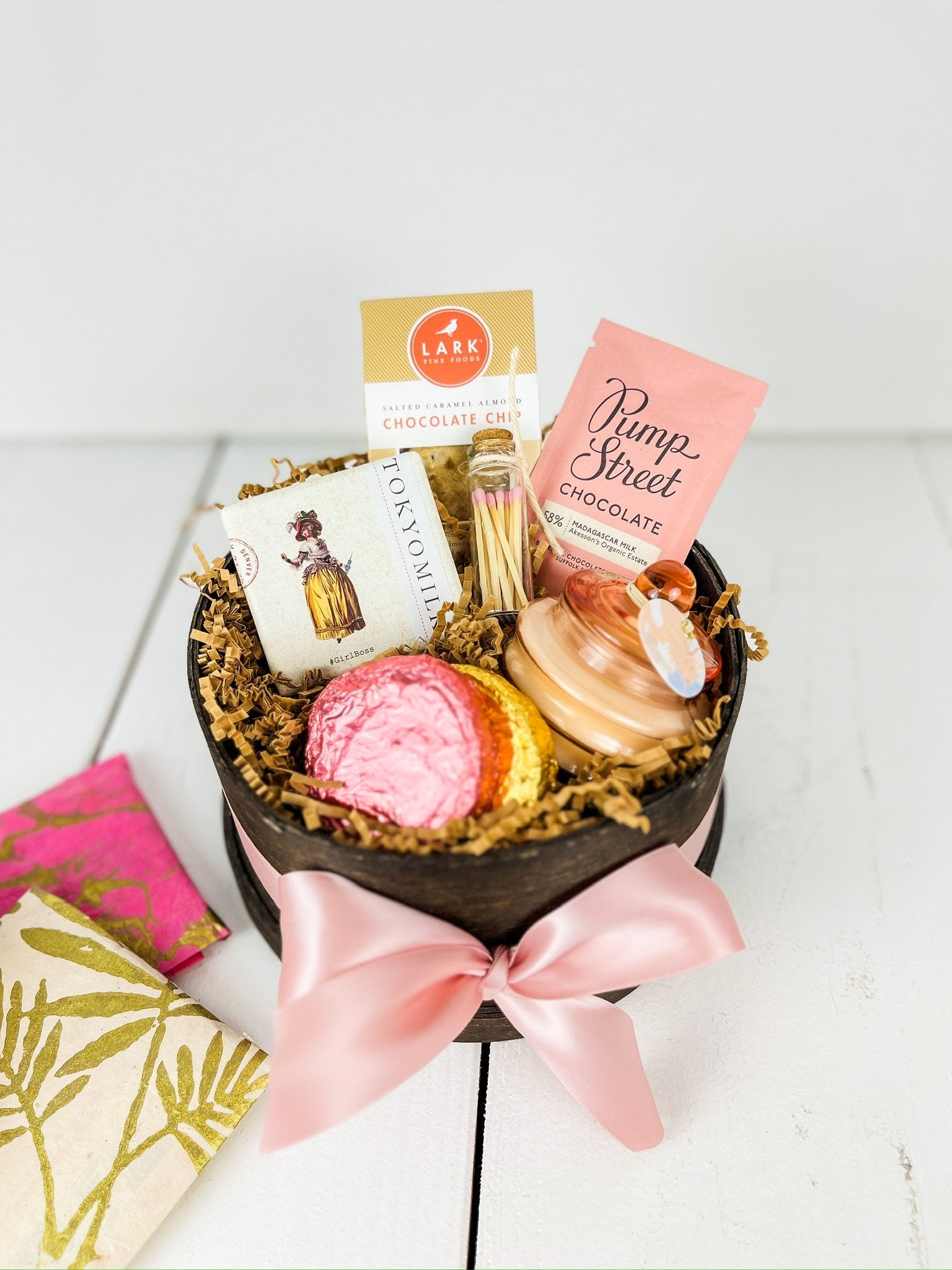 Pink & Gold Mini Chocolate and Candle Gift! – Nifty Package Co